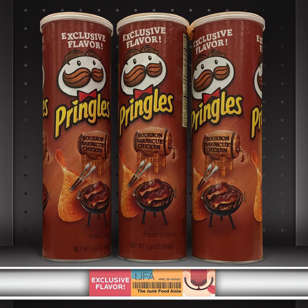Bourbon Barbecue Chicken Pringles - The Junk Food Aisle