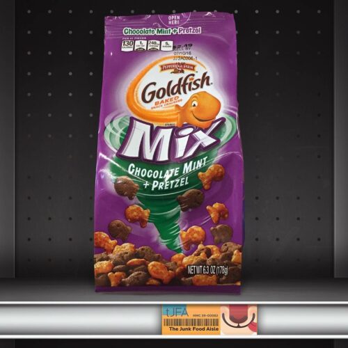 Goldfish Mix Chocolate Mint + Pretzel - The Junk Food Aisle