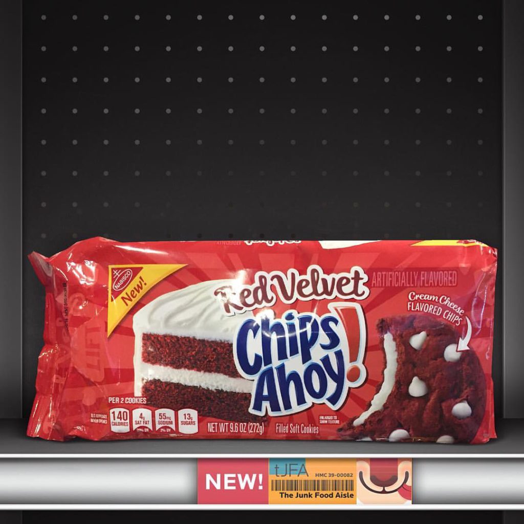 Red Velvet Chips Ahoy! - The Junk Food Aisle