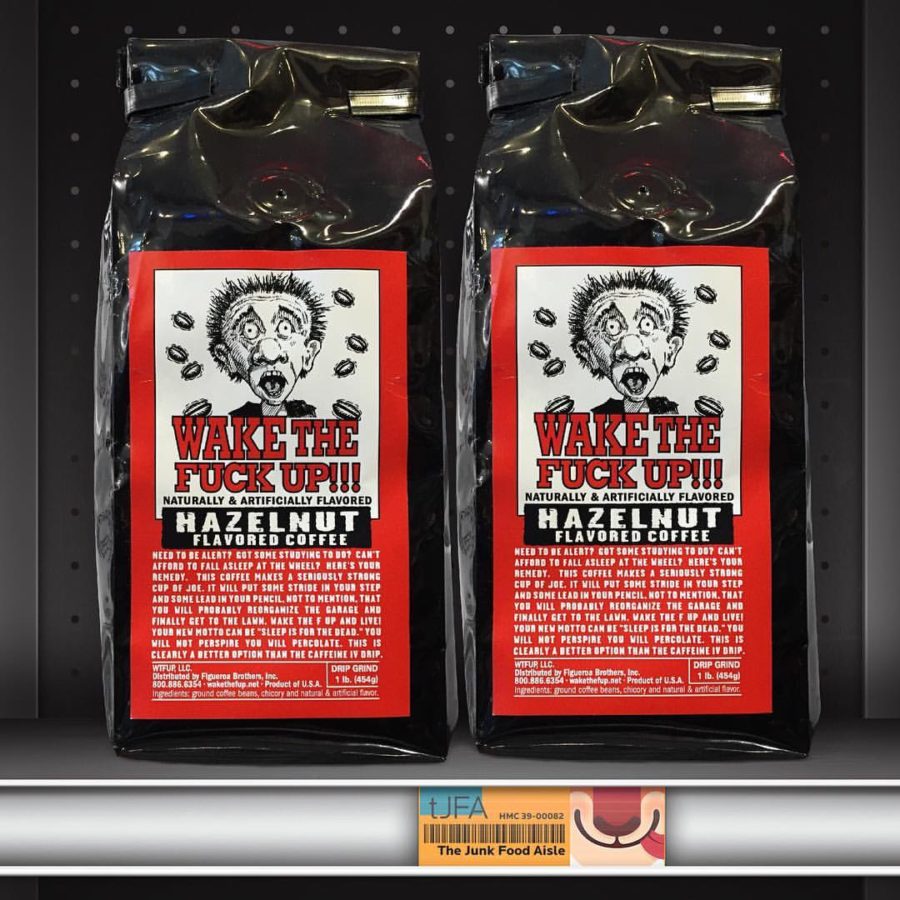 Wake The Fuck Up!!! Hazelnut Flavored Coffee - The Junk Food Aisle