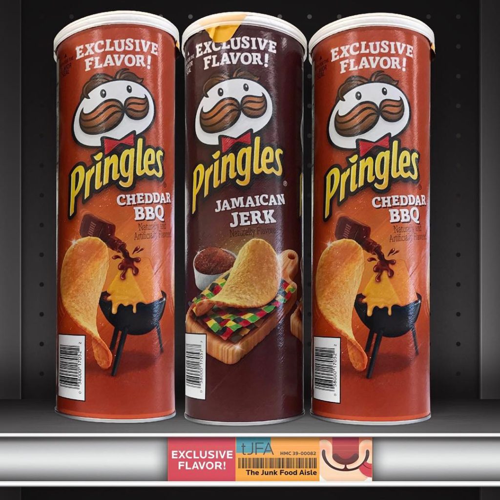 Pringles Cheddar BBQ & Jamaican Jerk - The Junk Food Aisle