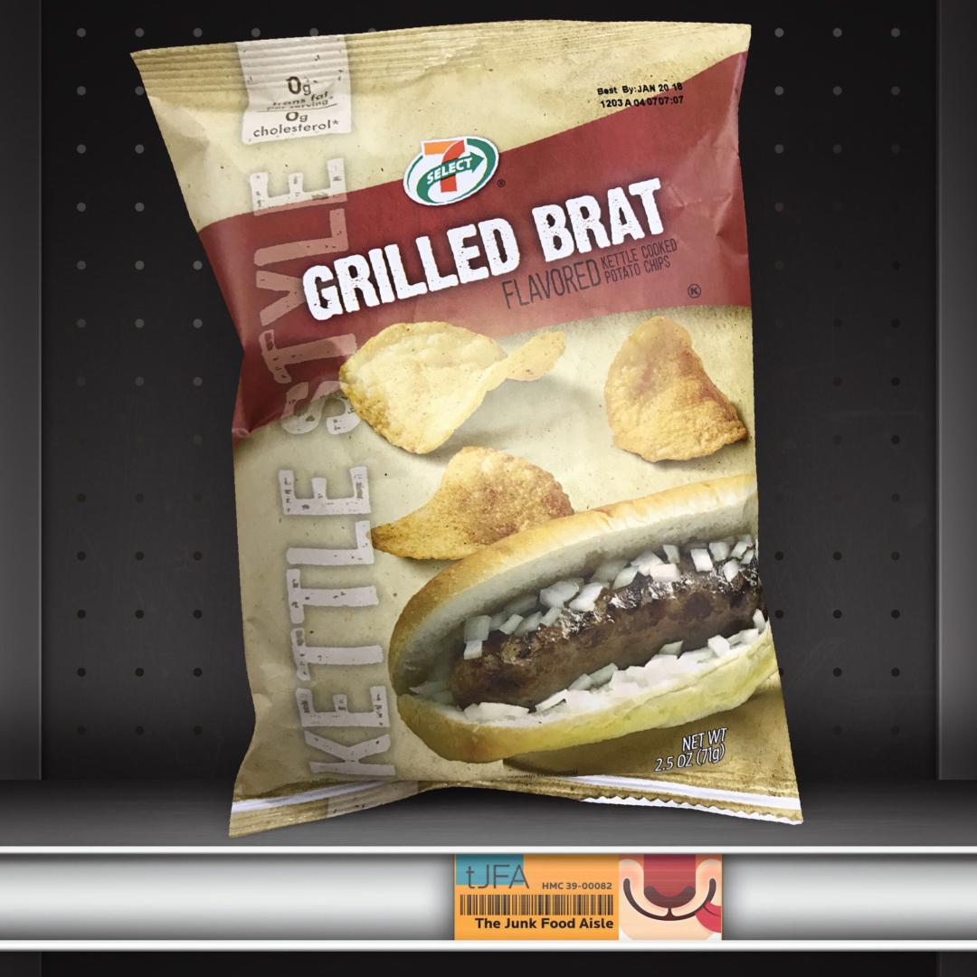 7-Select Grilled Brat Kettle Style Chips - The Junk Food Aisle