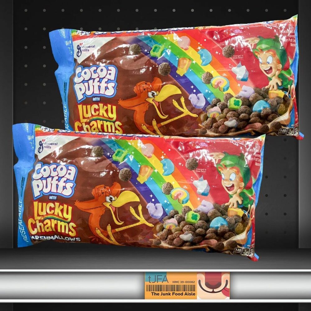 Coco Puffs with Lucky Charms Marshmallows - The Junk Food Aisle