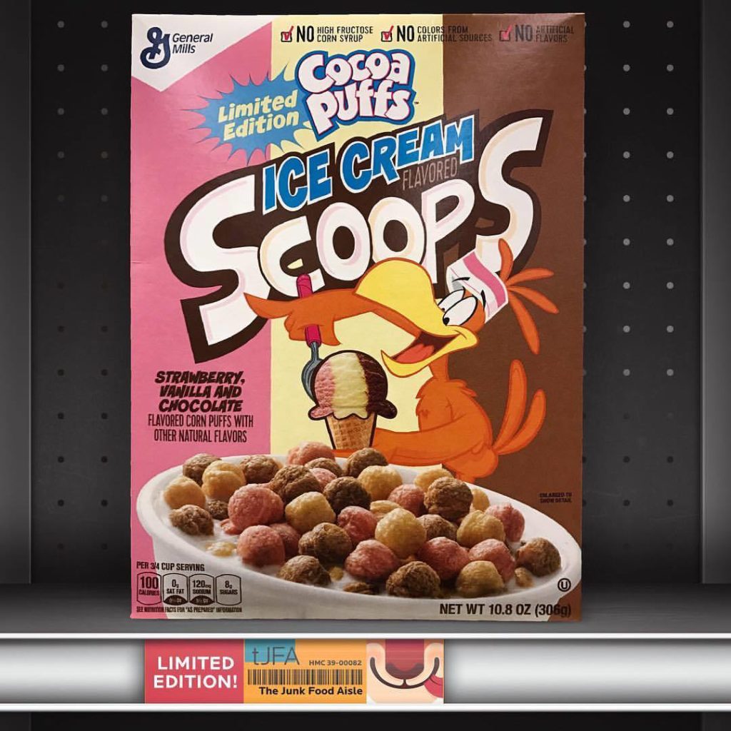 Cocoa Puffs Ice Cream Scoops - The Junk Food Aisle Cocoa Puffs Ice Cream Scoops - The Junk Food Aisle