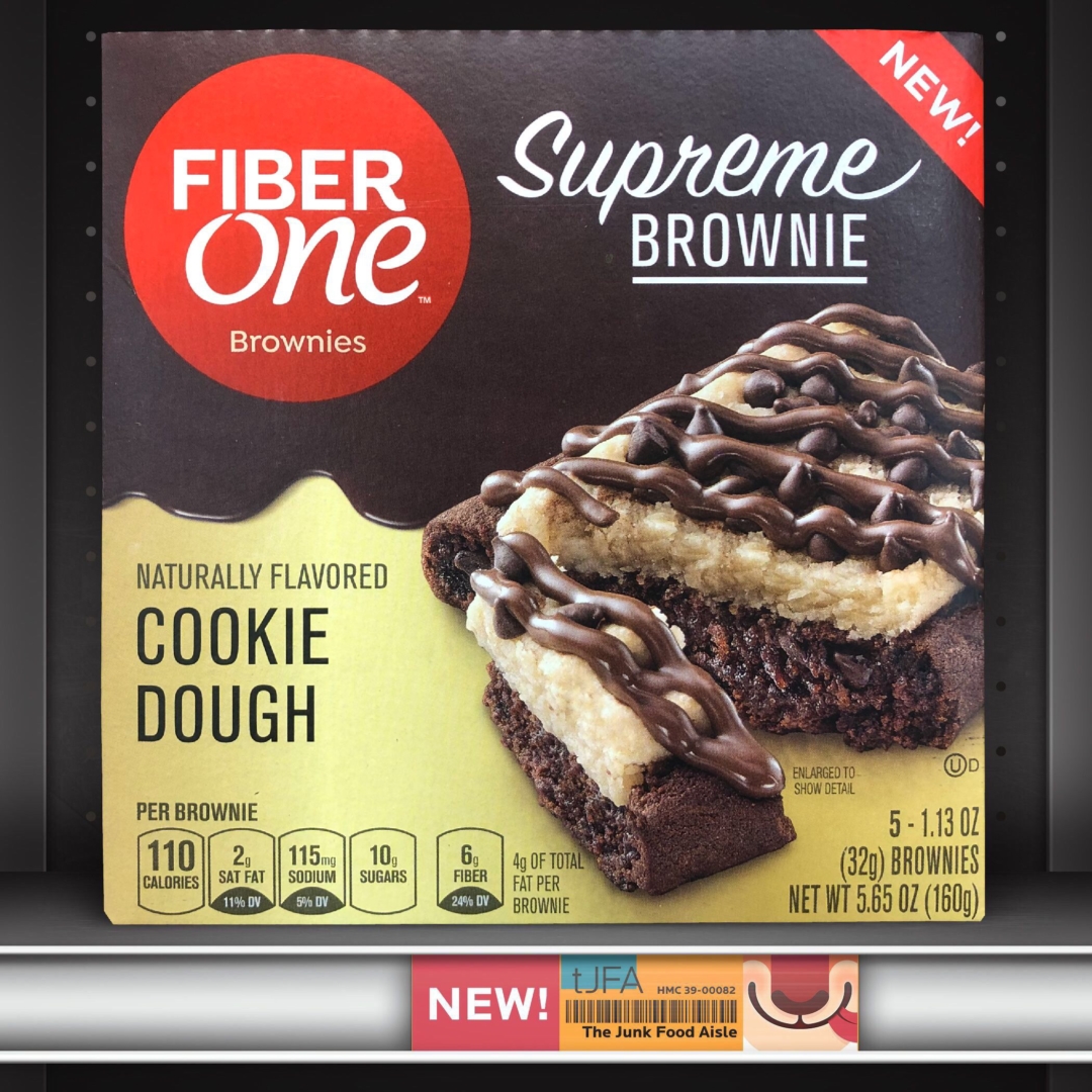 Fiber One Cookie Dough Supreme Brownie - The Junk Food Aisle
