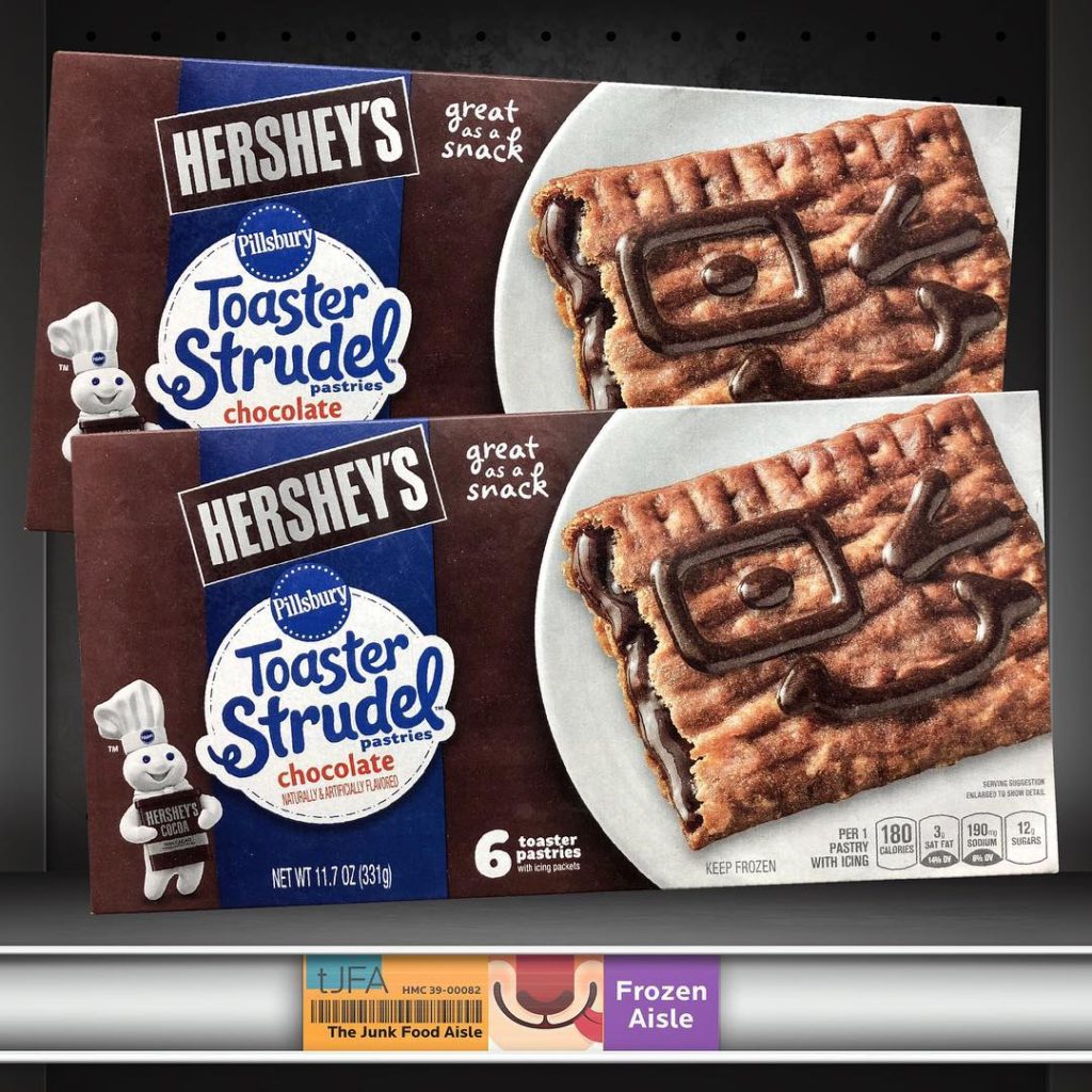 Hershey’s Chocolate Pillsbury Toaster Strudel - The Junk Food Aisle