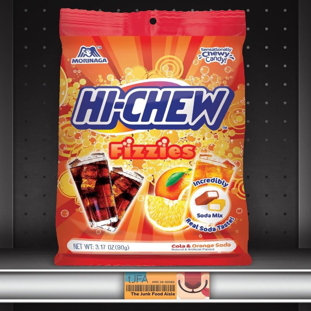 Hi-Chew Fizzies: Cola & Orange Soda - The Junk Food Aisle