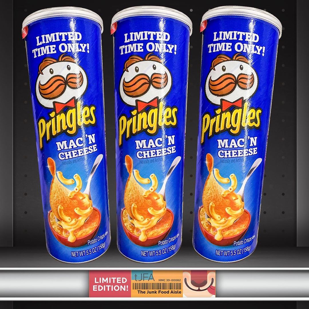 Mac ‘N Cheese Pringles - The Junk Food Aisle