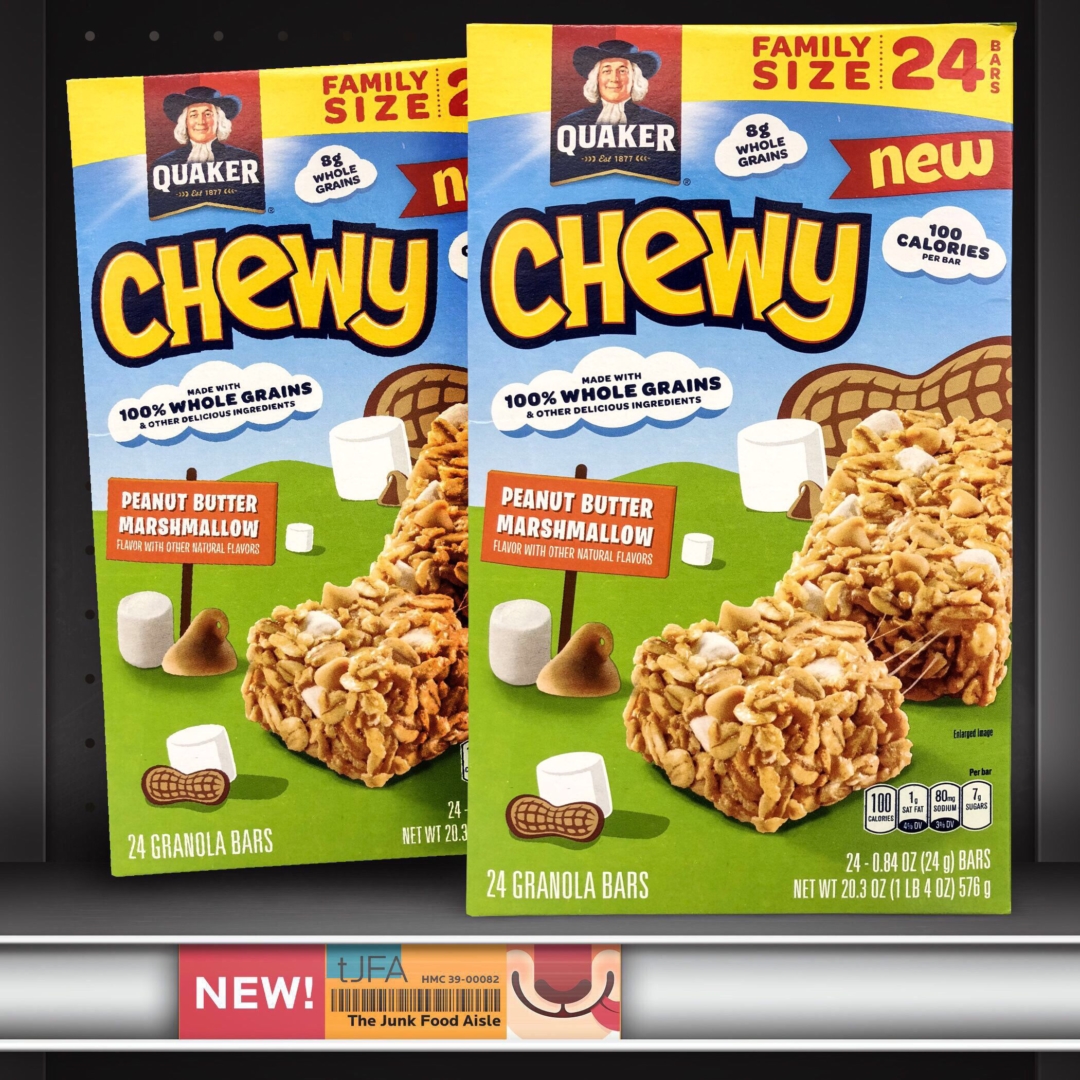 Quaker Peanut Butter Marshmallow Chewy Granola Bars - The Junk Food Aisle