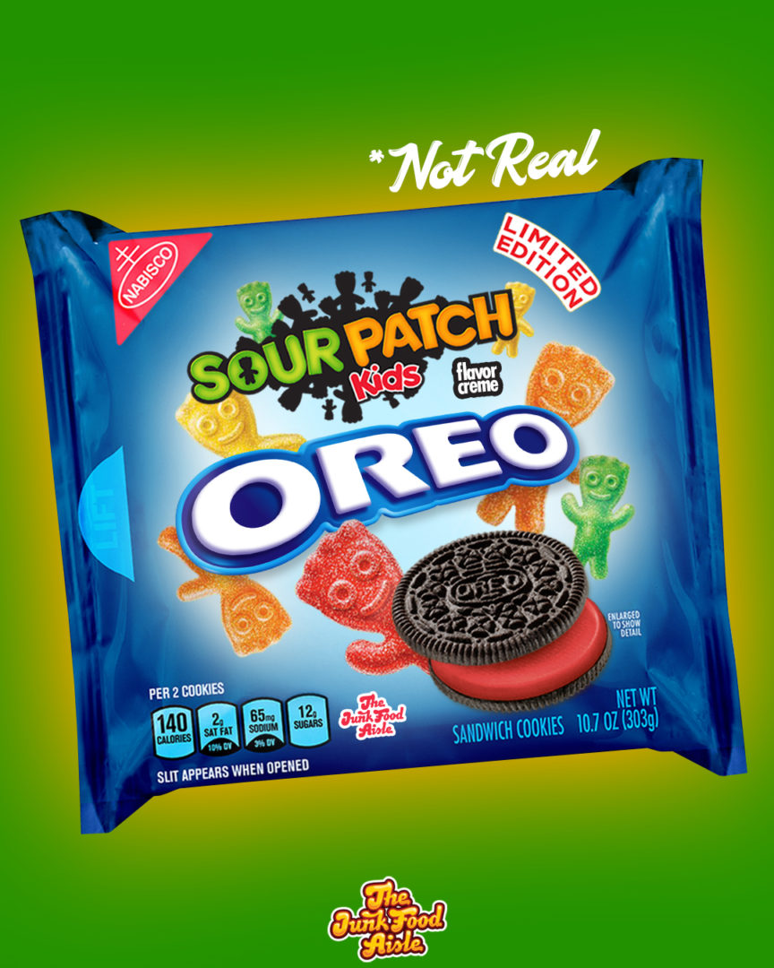 Sour Patch Kids Oreo Mockup - The Junk Food Aisle Sour Patch Kids Oreo Mockup - The Junk Food Aisle