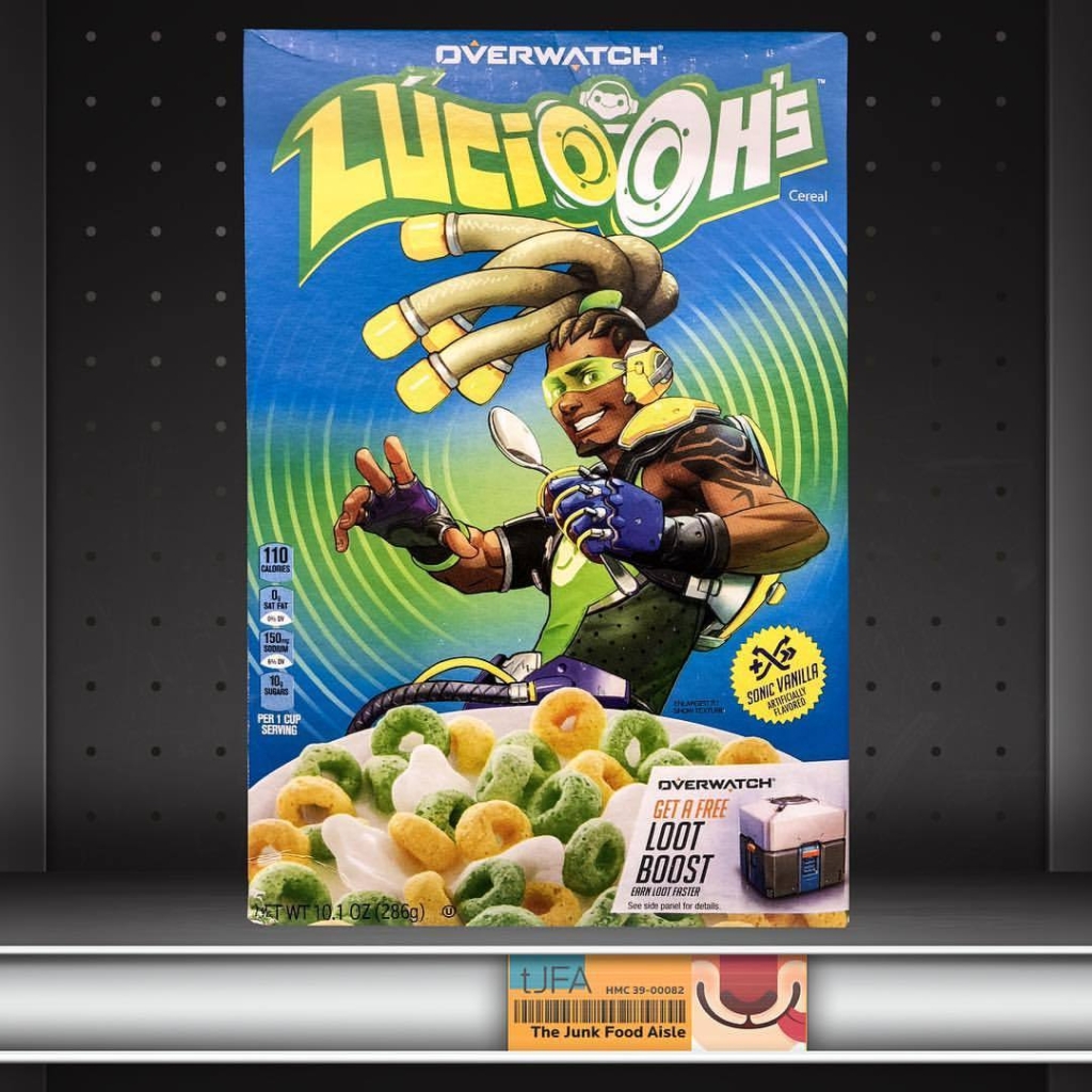 Overwatch Lucio-Oh’s Cereal - The Junk Food Aisle