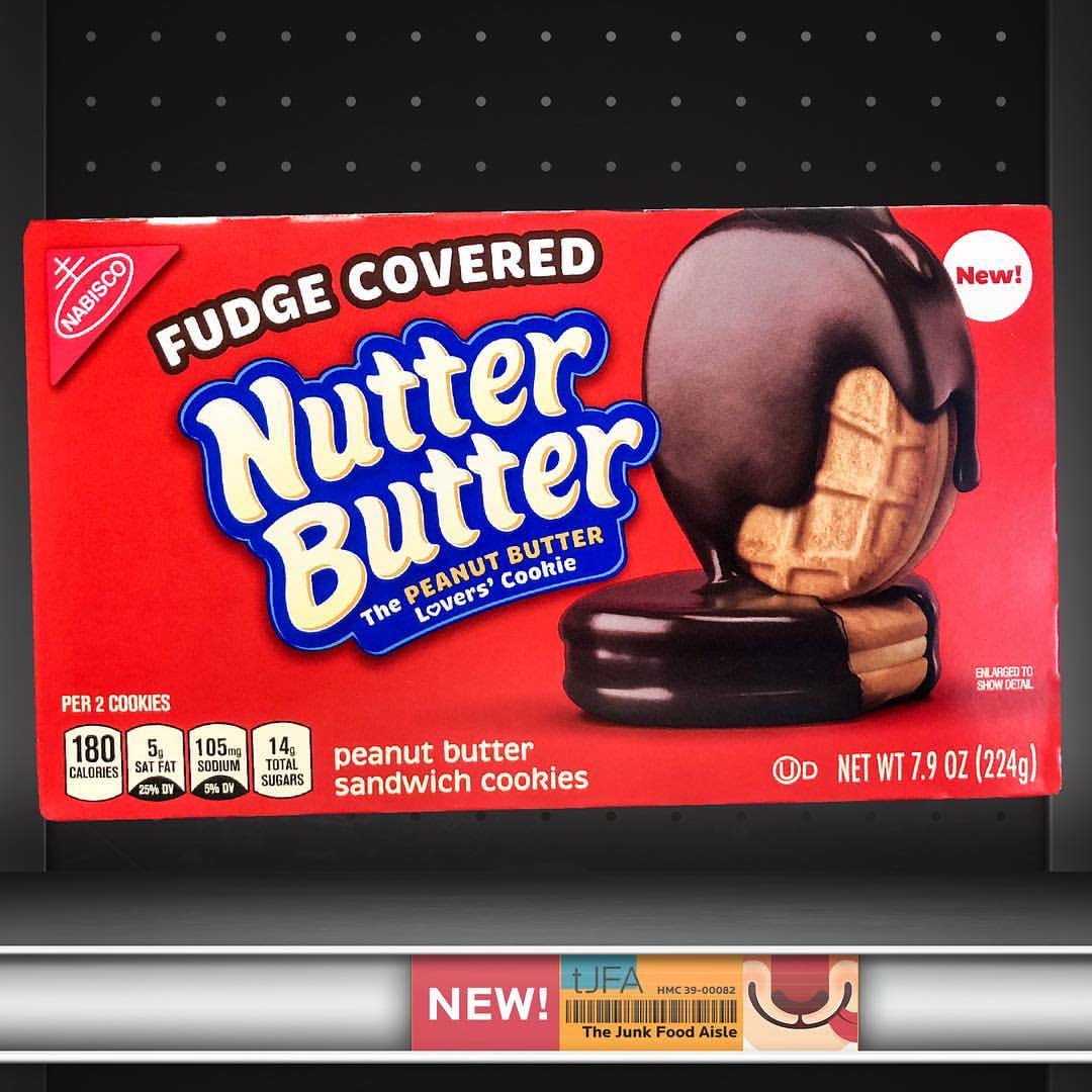 Fudge Covered Nutter Butter - The Junk Food Aisle