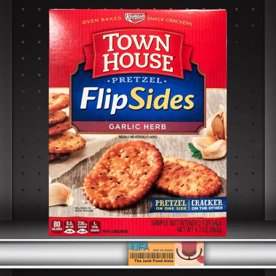 Town House Garlic Herb Pretzel Flip Sides - The Junk Food Aisle
